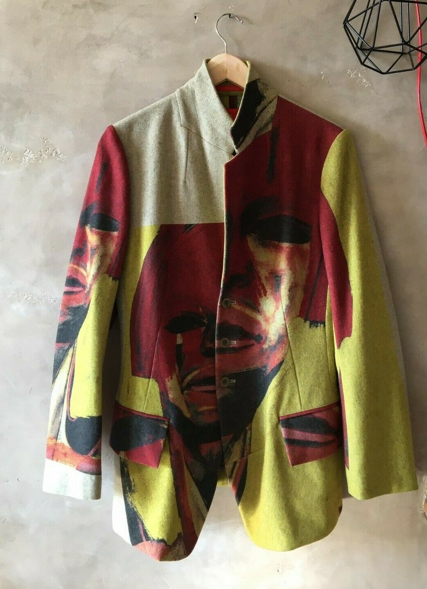 YOHJI YAMAMOTO Y's Red Label Blazer Men WOOL Jacket 4 YOHJI YAMAMOTO Y's Red Label Blazer Men WOOL Jacket 4