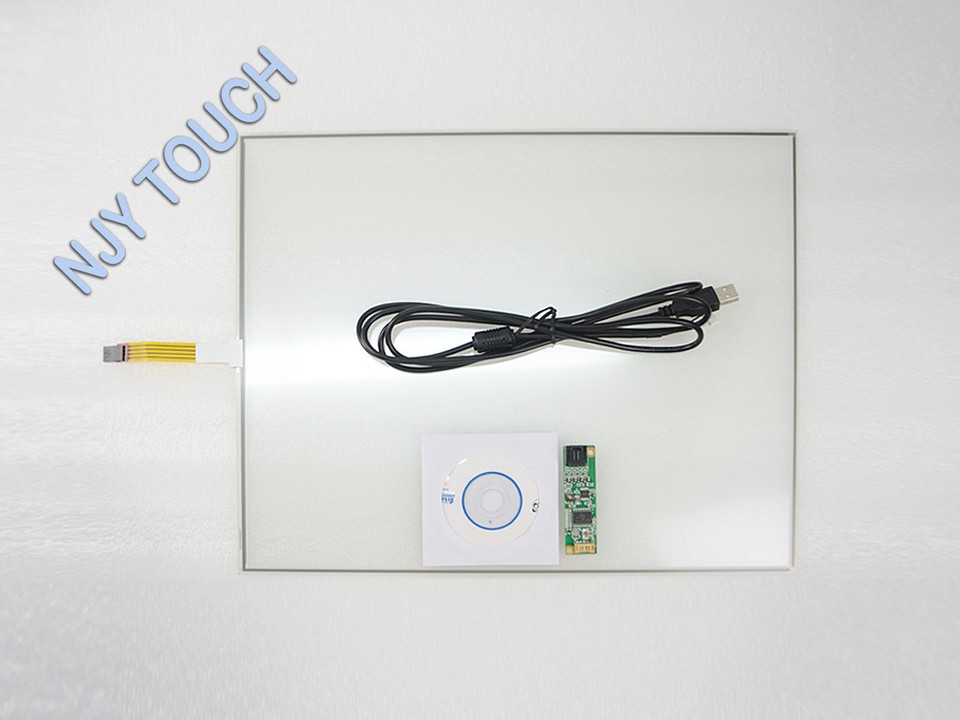 15inch 4 Wire Resistive Touch Screen Panel Glass 322mmx247mm for 15 ...