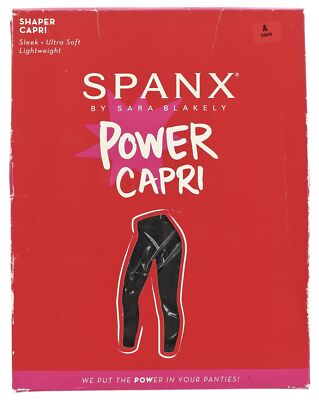 Spanx Higher Power Footless Capri Super Tummy Contol Shaper Size A ...
