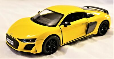 Kinsmart - 1:36 Scale Model 2020 Audi R8 Coupe Yellow (BBKT5422DY) | eBay