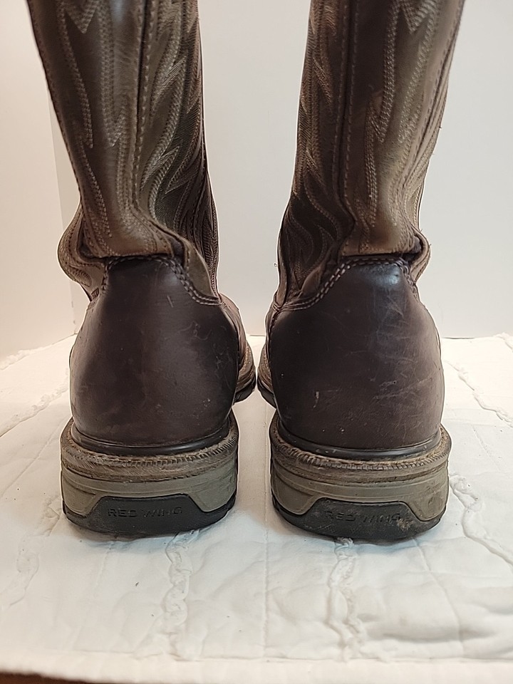 Red Wing 2227 Rio Flex Brown Leather Safety Steel Toe Men's Boot 12 D ...