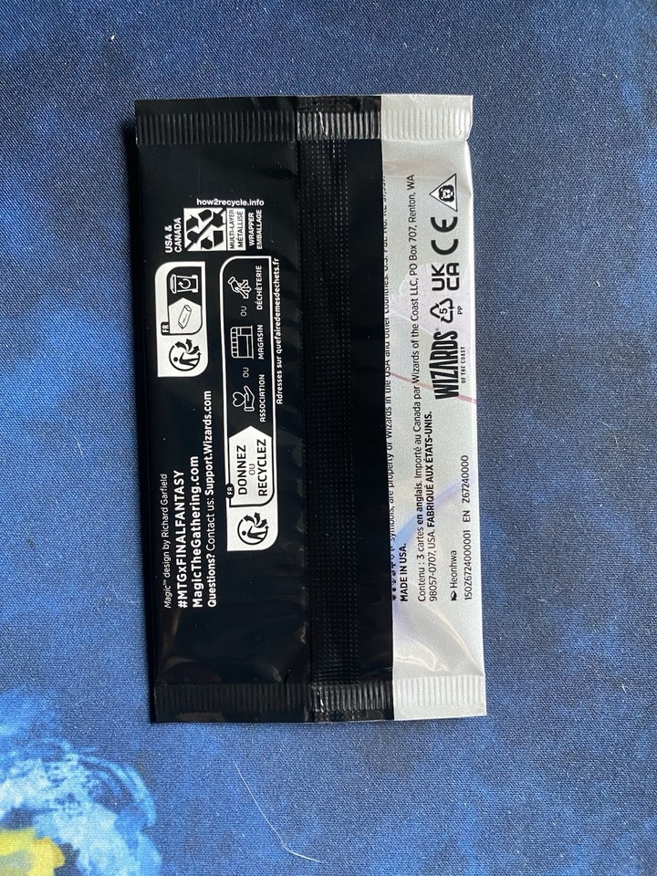 MtG: Final Fantasy - Collector Booster Sample Pack - Brand New/Factory ...