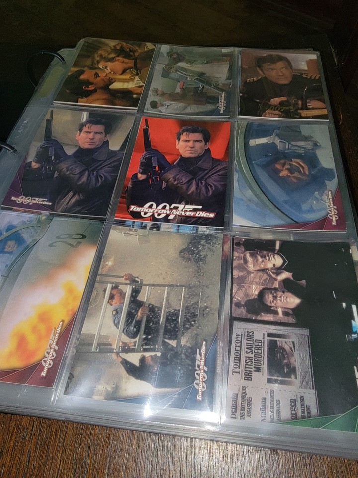 INKWORKS JAMES BOND 007 TRADING CARDS 1-3 CONNOISSEURS BINDER, + More ...