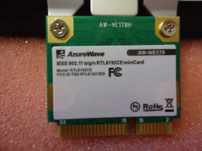 RTL8192CE Realtek Wifi Half Full Size Crd AW-NE178 2 Brand NEW! | eBay