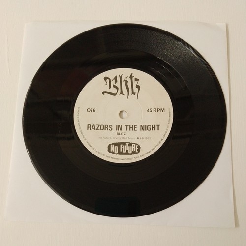 Blitz Never Surrender Razors In The Night 7 Inch Single Punk | eBay UK