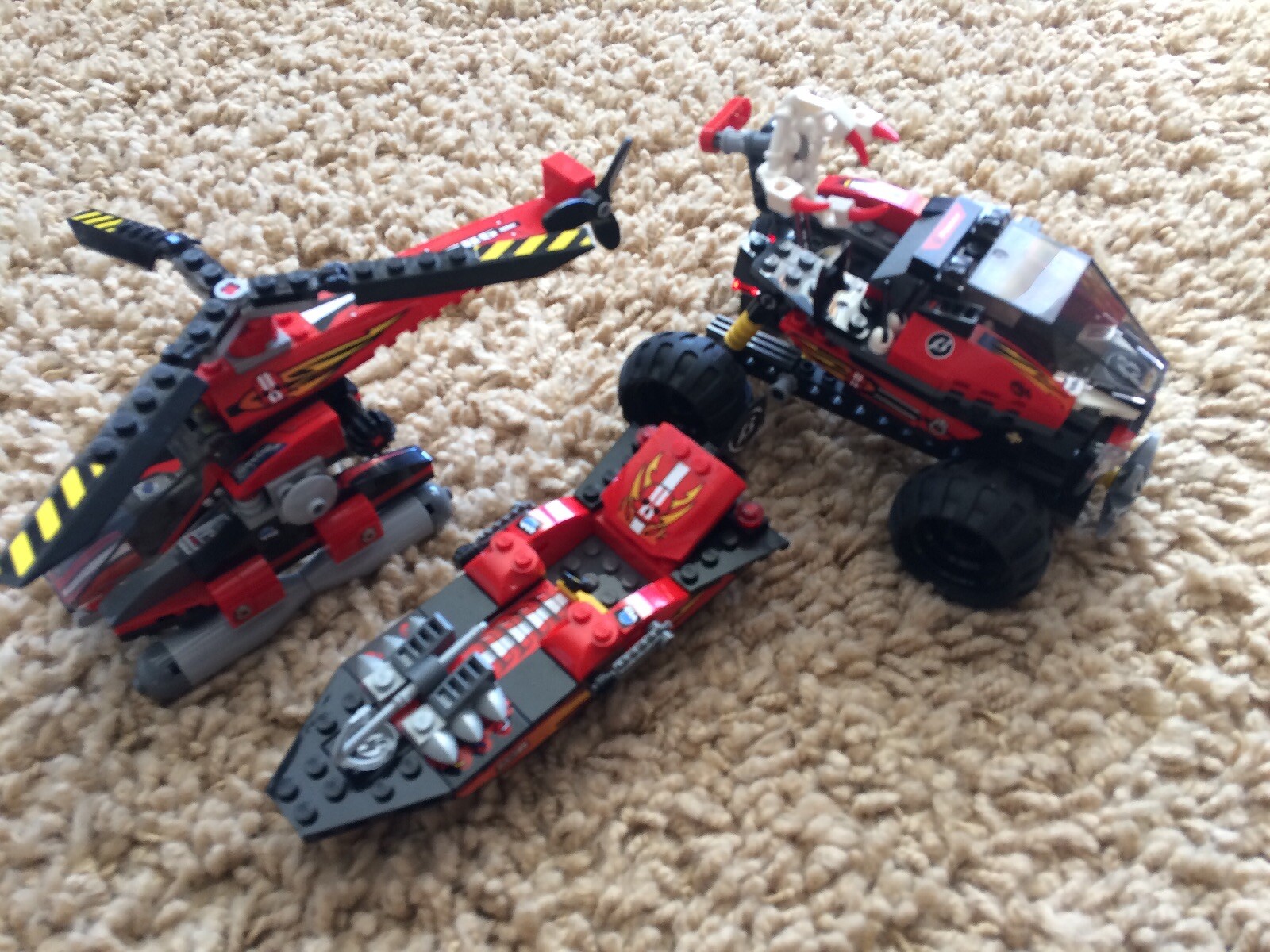 Lego 8863 World Racers Blizzard Peak 504pc Set & Manual Minifig Boat ...