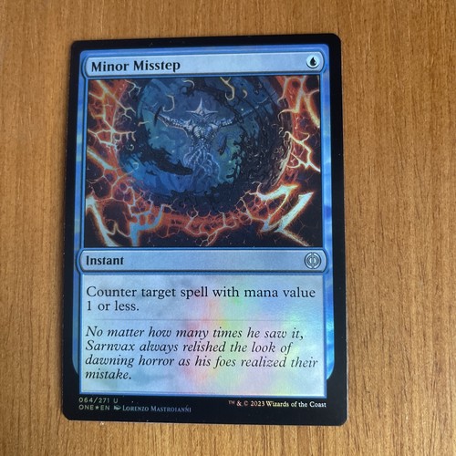 Minor Misstep x1 FOIL Phyrexia: All Will Be One NM MTG | eBay