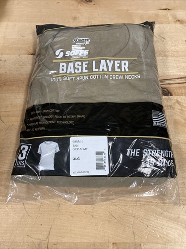 Soffe 3-Pack 685M-3 US Army OCP Tan T-Shirts Military XL Size New | eBay