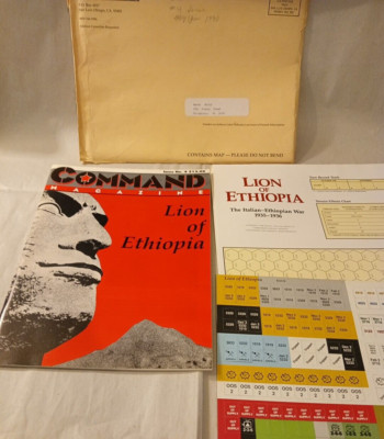 Command Magazine Issue #4 - LION OF ETHIOPIA -- Unpunched Magazine ...