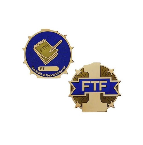 First To Find FTF 5 Cm Geocoin Geocaching Geocache Trackable Cache ...