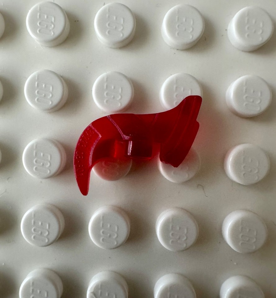 LEGO Minifigure, Hair Mohawk Thin 29223 - Trans-Red | eBay