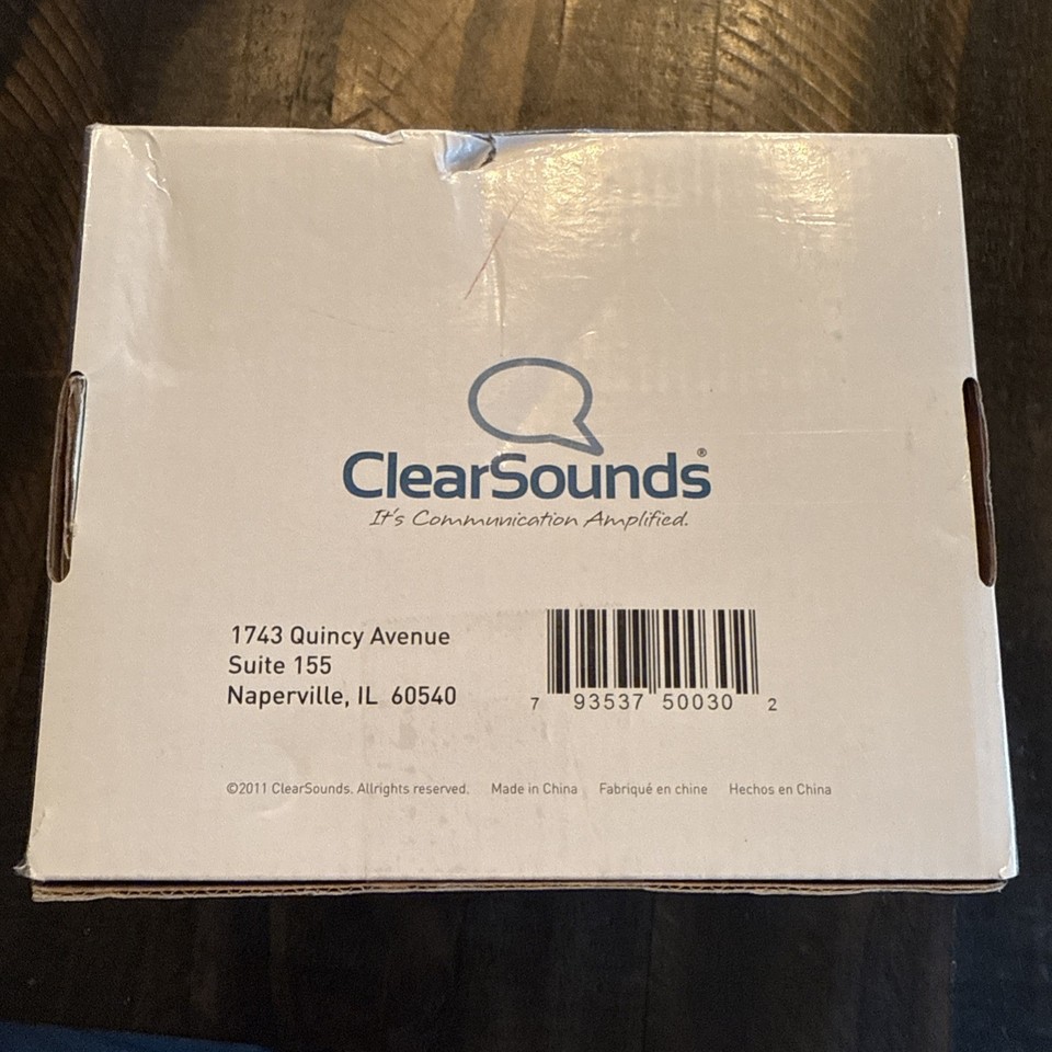 ClearSounds ClearRing Amplified Telephone Ring Signaler CR200 Brand New in Box | eBay