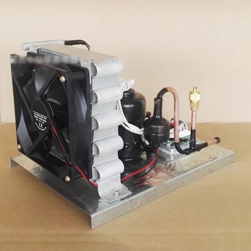 ST19C 24V Micro Compressor Unit Dc Condensing Unit Small Refrigeration ...