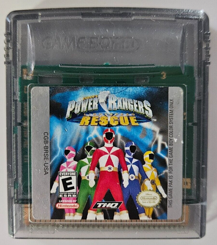 Power Rangers: Lightspeed Rescue (Nintendo Game Boy Color, 2000 ...
