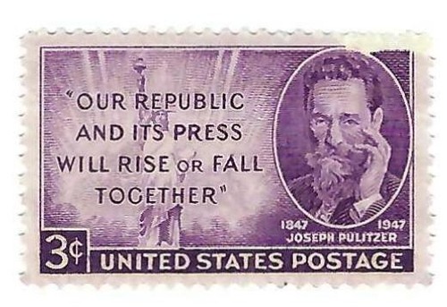 STAMP US SCOTT 946 "J. Pulitzer" 3 CENT 1947 MNH HAS FAULT | eBay