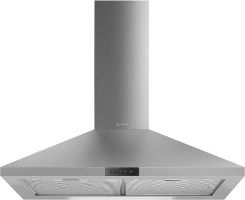 SMEG KDE600EX Hotte Décor Mur 60 CM Inox 3 Vitesse Classe D ...