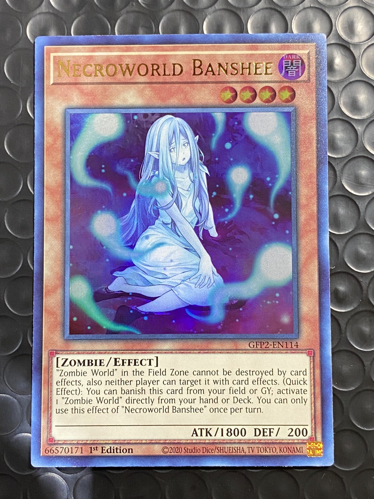 YuGiOh! Necroworld Banshee GFP2-EN114 1st Edition Ultra Rare Near Mint ...
