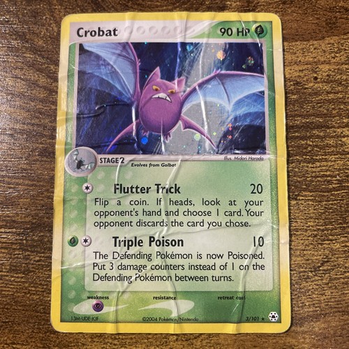 Pokémon TCG Crobat EX Hidden Legends 3/101 Holo Holo Rare for sale ...