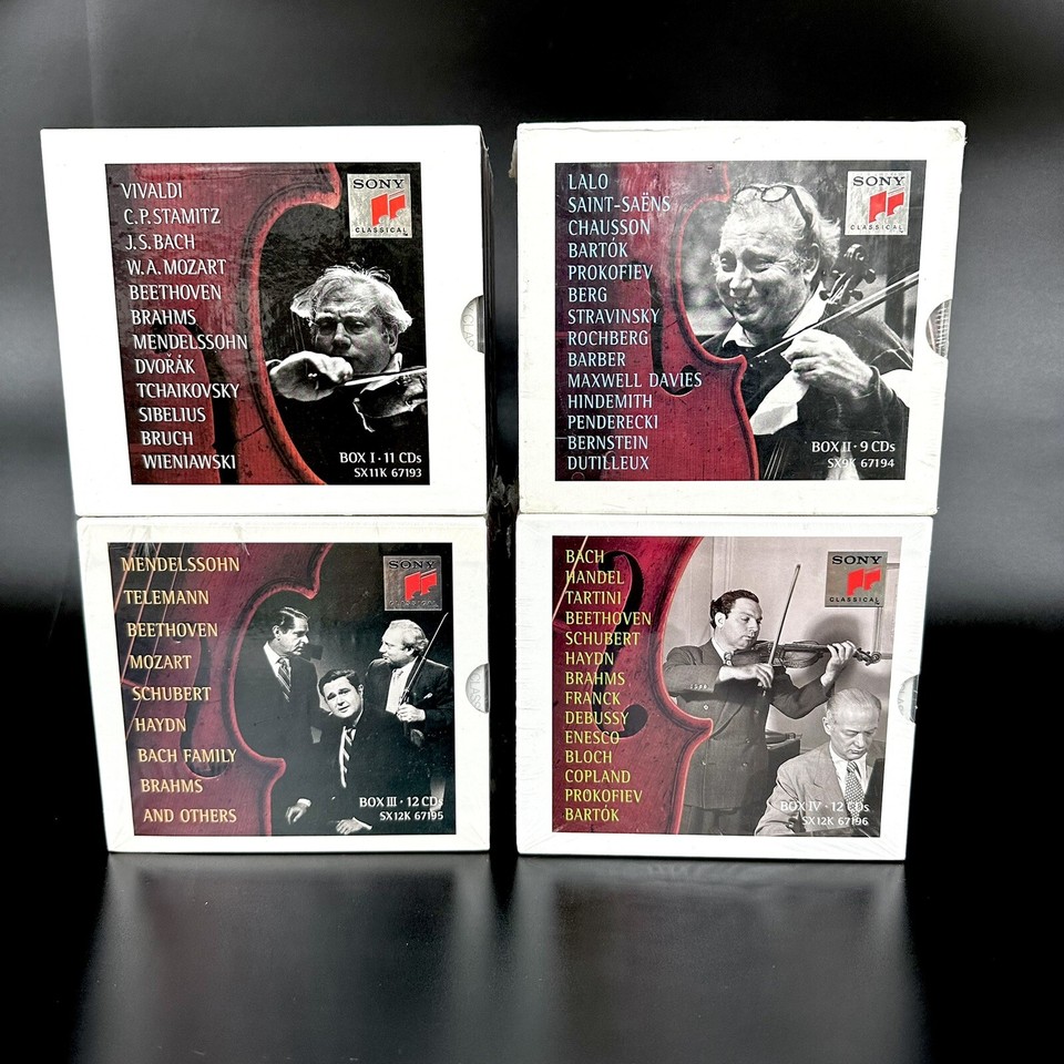 Issac Stern Edition Vol. 1,2,3,4 [Sony 44 CD Set] 3 BOXES ARE NEW ...