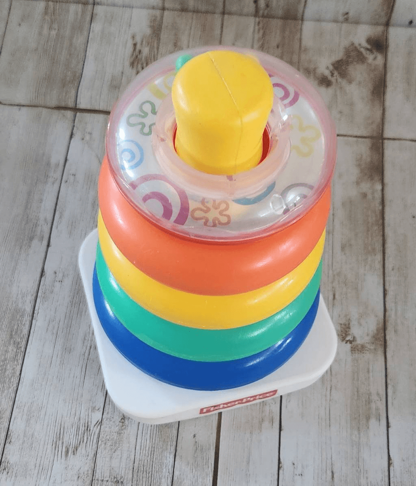 Fisher Price stacking toy and little monster pull back and roll car | eBay