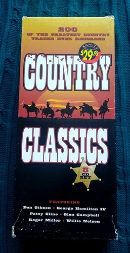 COUNTRY CLASSICS – CD, 8-DISC BOX SET - VERY GOOD FREE POST WITHIN ...