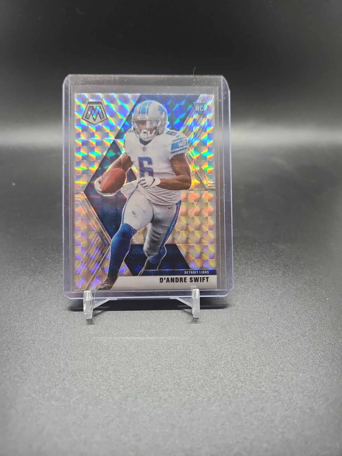 Deandre Swift 2020 Panini Mosaic NFL Debut Silver Mosaic #274 RC ...