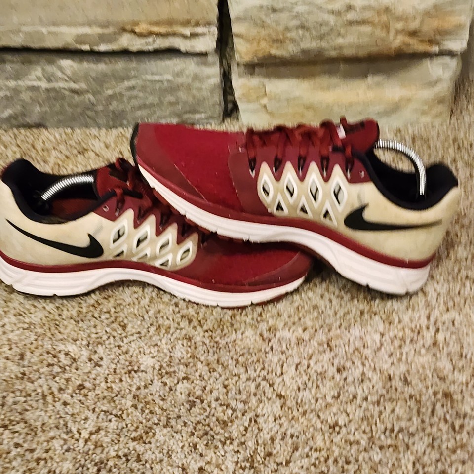 Nike Womens Zoom Vomero 9 677249-602 Maroon Running Shoes Sneakers Size ...