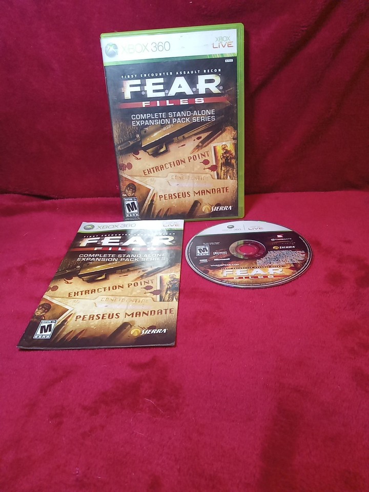 XBox 360 Video Game FEAR : First Encounter Assault Recon Complete 🔥 ...