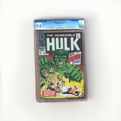 Hulk #102 CGC 9.4 Marvel 1968 1st Issue! Avengers! OFF-WHITE Pages! | eBay