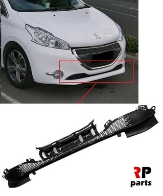 FOR PEUGEOT 208 2012- 15 FRONT BUMPER LOWER GRILLE BLACK HIGH QUALITY ...