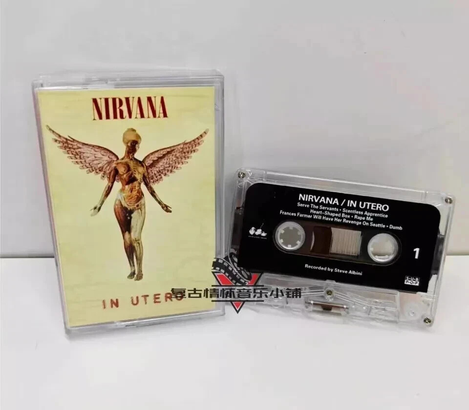 4PCS Nirvana Nevermind Album Cassette Tape Songs Cassette Tapes Retro ...