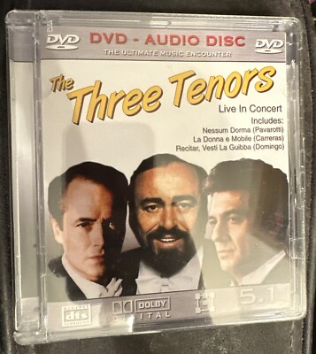 The Three Tenors - Live In Concert (DVD Audio, 2004) See Description ...