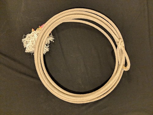 1-Used lariat western cowboy rope decor team rope lasso rodeo FREE ...