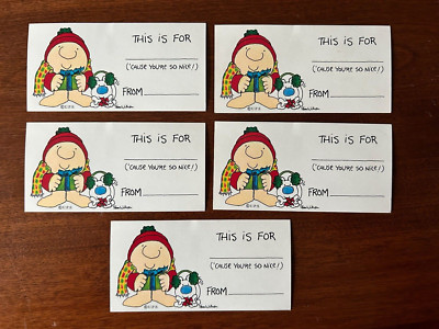 Ziggy gift tags and Fuzz Christmas winter holidays gift tags | eBay