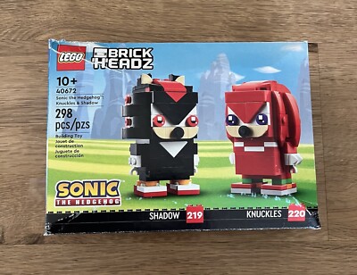 Lego 40672 Brickheadz Sonic the Hedgehog: Knuckles & Shadow ...