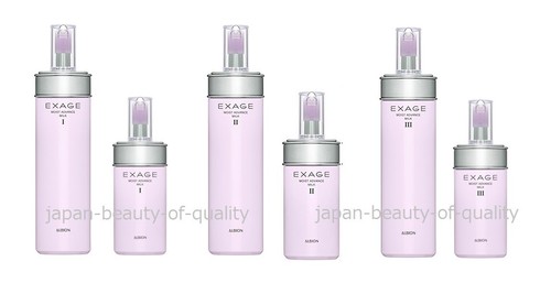 Made in JAPAN ALBION EXAGE MOIST ADVANCE MILK - 6Types / Tracking SAL ...