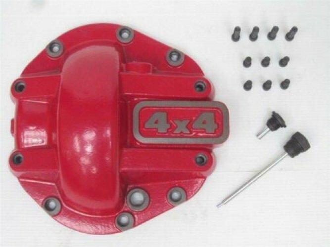 Dana 44 Super Thick Cast Nodular Iron Red DIFFERENTIAL Cover Front/Rear ...