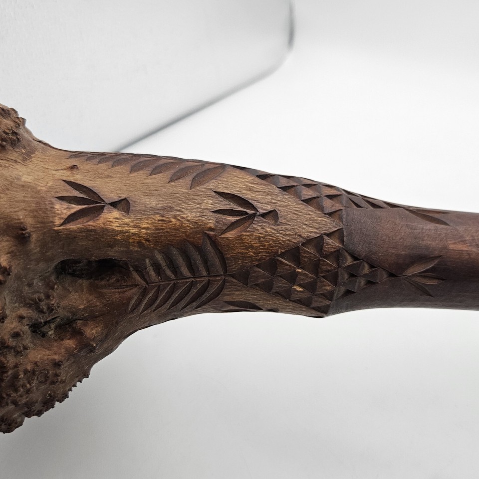 Native American Penobscot Tribe Wood Root Club Antique Late 1800s ...