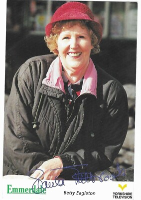 Emmerdale - Betty Eagleton - Pre Signed Cast Card | eBay UK