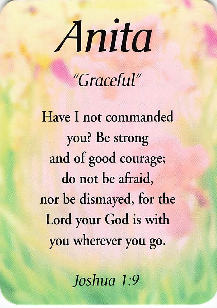 Meaning Of Name Anita