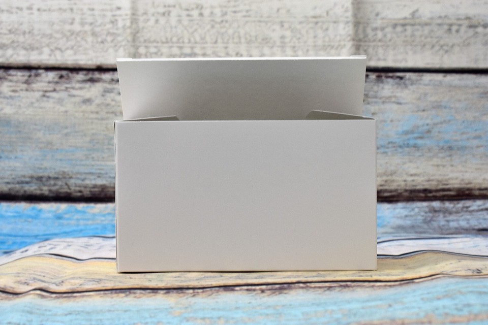 30 Pack - White Gift Boxes With Lids 7x4x2" Fold And Tuck Gloss NEW | eBay