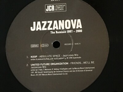 JAZZANOVA - The Remixes 1997 - 2000 ~ JCR 013-1 [nm GEMA] [NO ART COVER ...