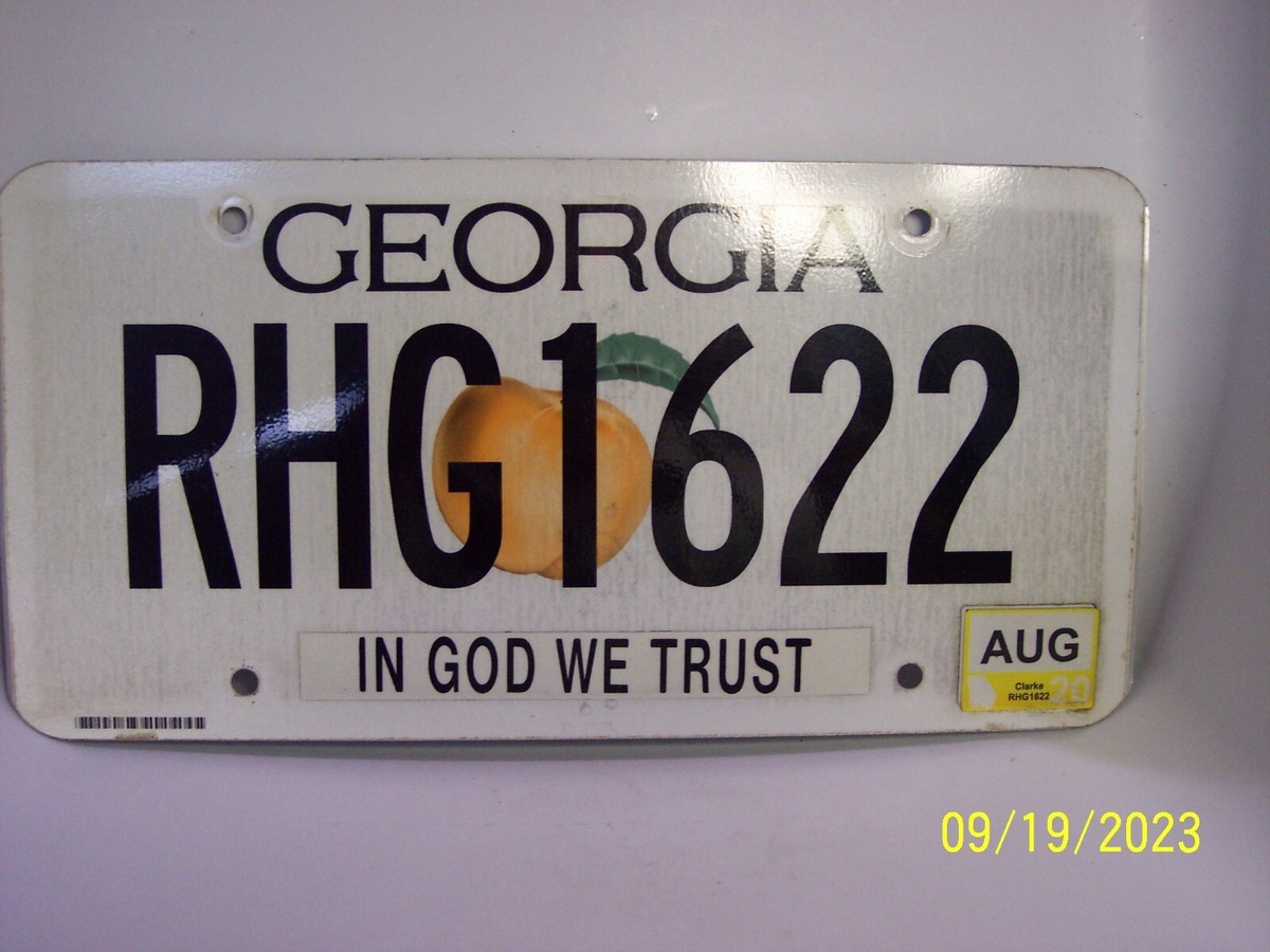 Georgia License Plates License Plates FAMU Georgia License Plate