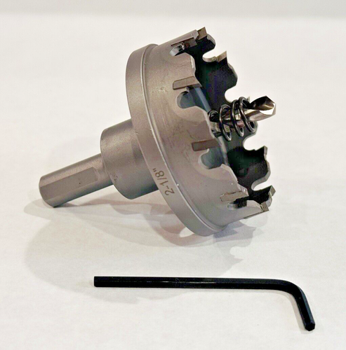 MAG-BIT 2-1/8"-Inch Carbide Tipped Hole Cutter / Hole Saw Metal Cutting ...