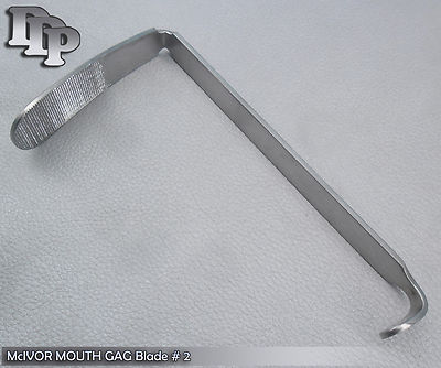 McIVOR MOUTH GAG Blade # 2 Surgical Dental ENT Tonsil Instruments | eBay
