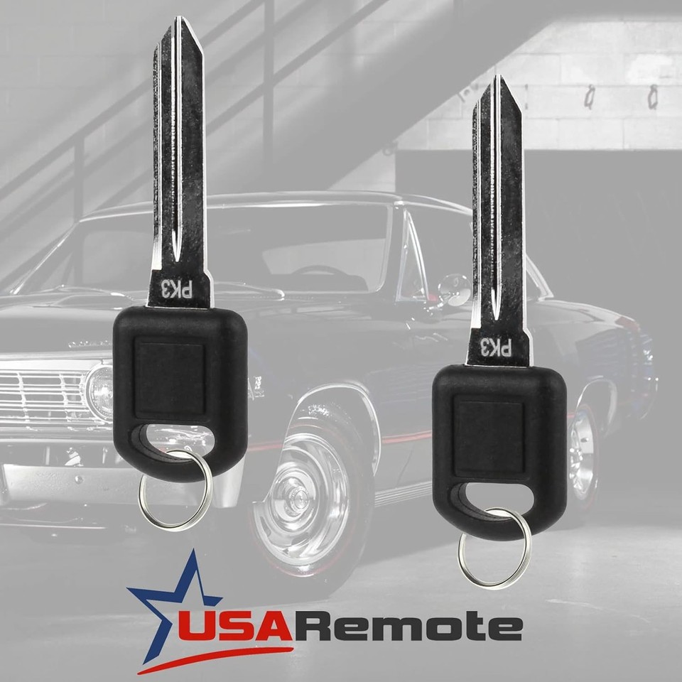 Uncut Transponder Ignition Key fits PK3, Set of 2 g-sml-pk3-key [2] | eBay