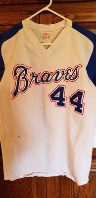 1974 HANK AARON ATLANTA BRAVES HOME JERSEY WITH LOA | eBay