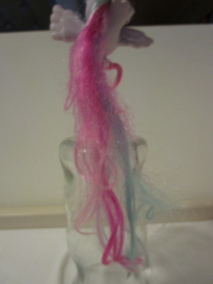 Vintage My Little Pony 1987 Hasbro Fairy Tinsel Tails Bird with Perch ...
