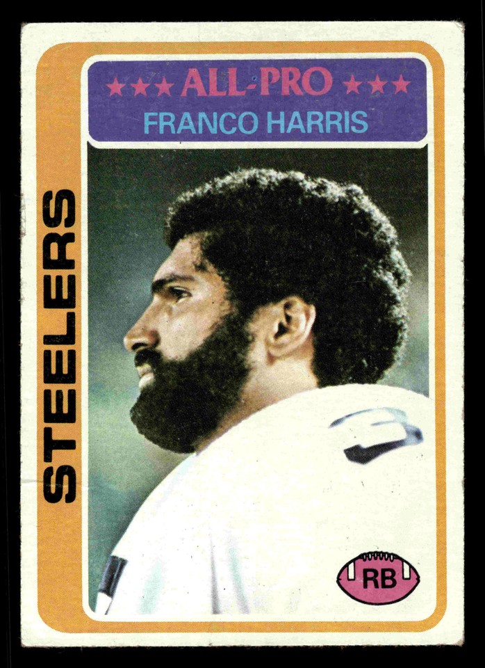 1978 Topps Franco Harris (HOF) #500 - Pittsburgh Steelers | eBay