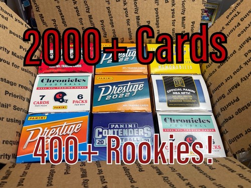 Medium Flat Rate Box of Modern Football Cards 🔥🏈 - 2000+ Cards - 400 ...